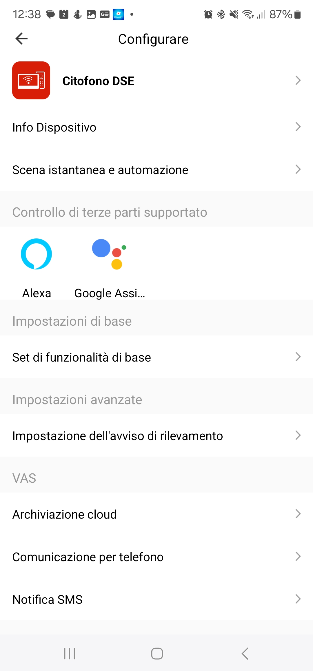 Videocitofoni IP 2 fili wifi con apriporta per ville 1,2,3,4 interni ...